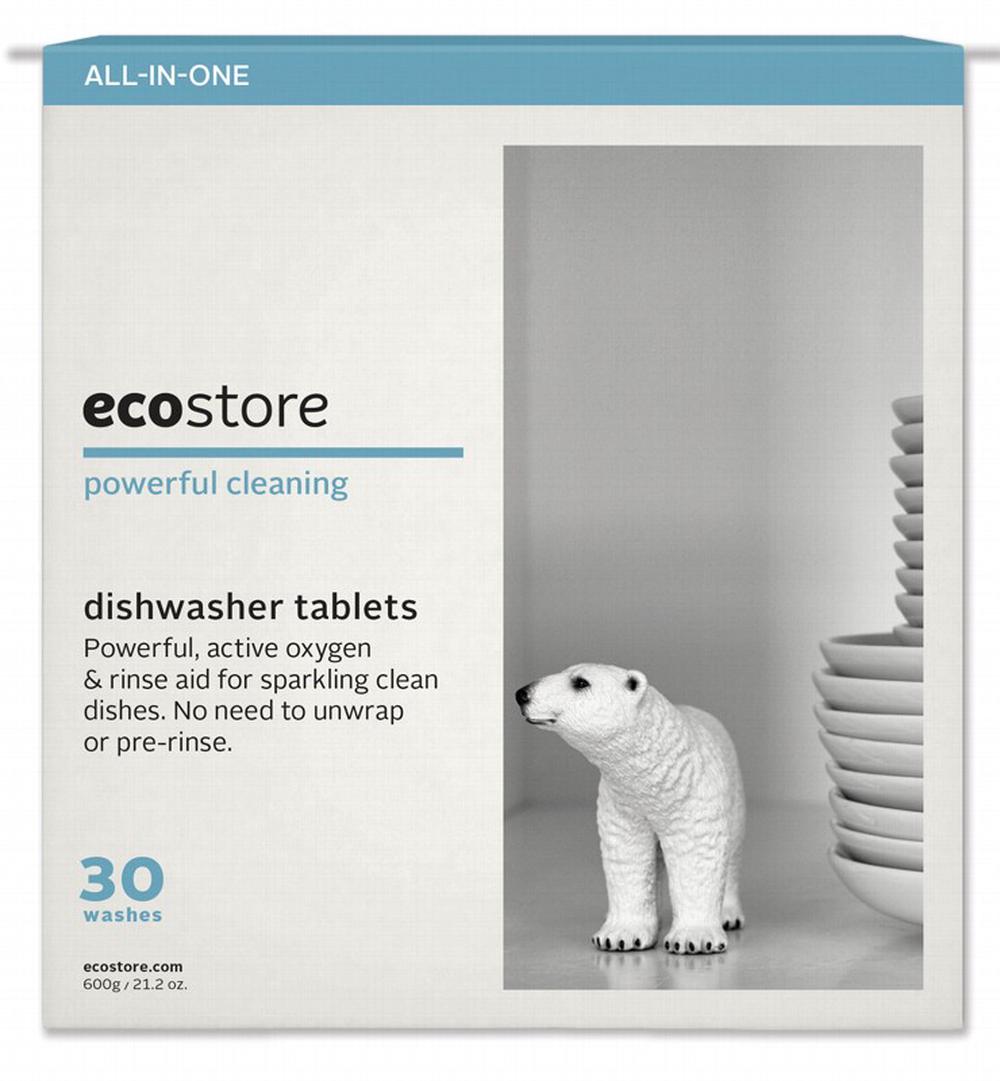 Ecostore Dishwasher Tablets Fragrance Free, 30 Tabs | Buy online at The ...