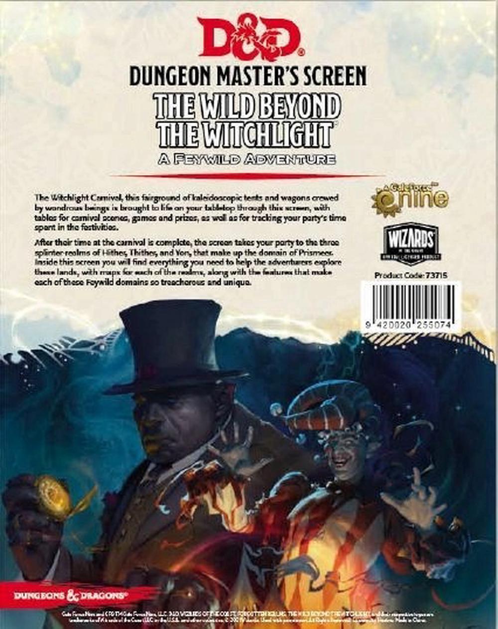 Gale Force 9 Dungeons and Dragons: The Wild Beyond The Witchlight DM Screen | Buy online at The Nile