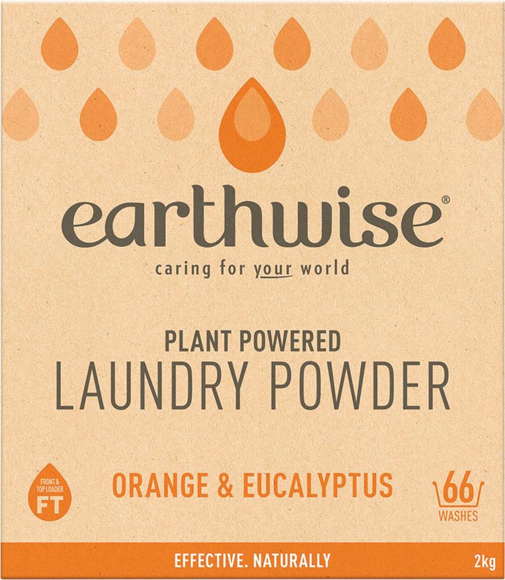Earthwise Laundry Powder (Orange & Eucalyptus) - 2kg | Buy online at ...