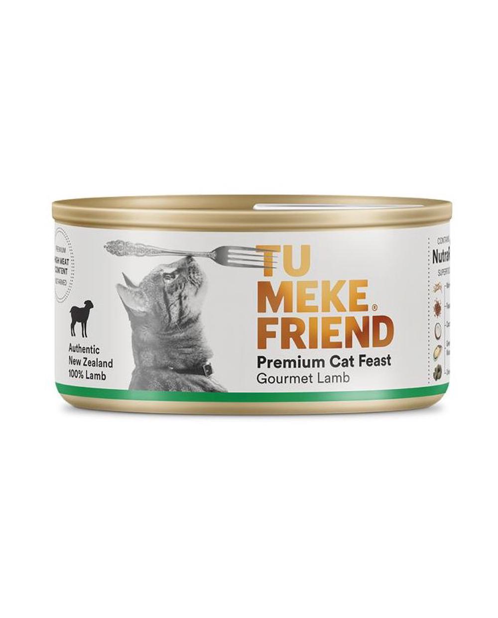 Tu Meke Friend Canned Premium Cat Feast - Gourmet Lamb - 85g | Buy ...