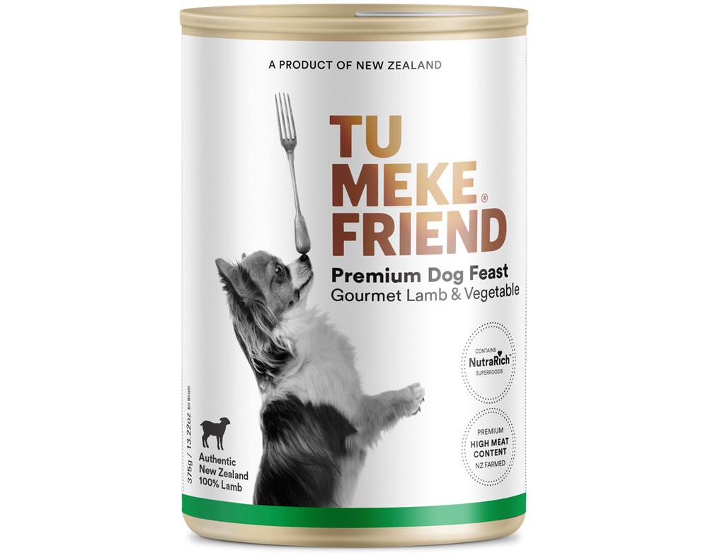 Tu Meke Friend Canned Premium Dog Feast - Gourmet Lamb & Vegetable ...