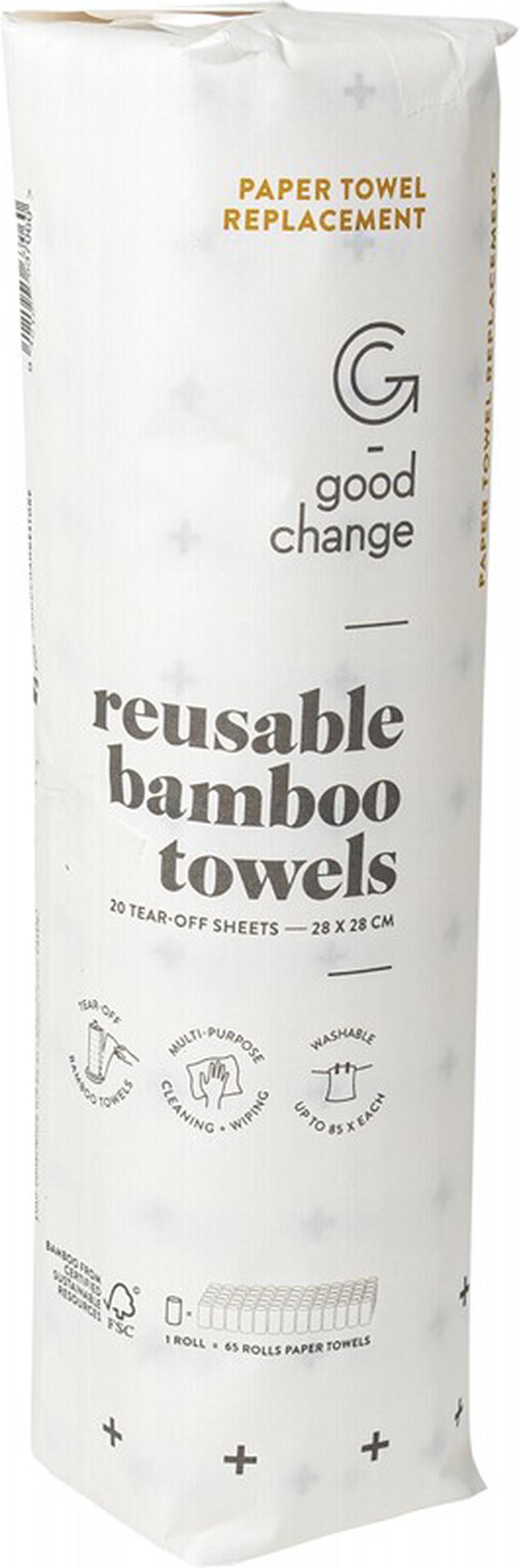 Good Change Store Reusable Bamboo Towels, 20 Sheets | Buy online at The ...