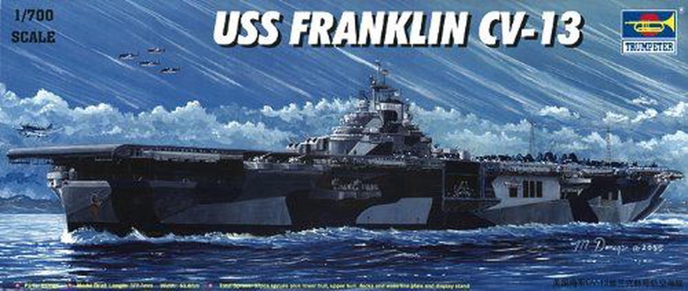 Trumpeter 1/700 USS Franklin CV13 Aircraft Carrier Model Kit | Buy ...