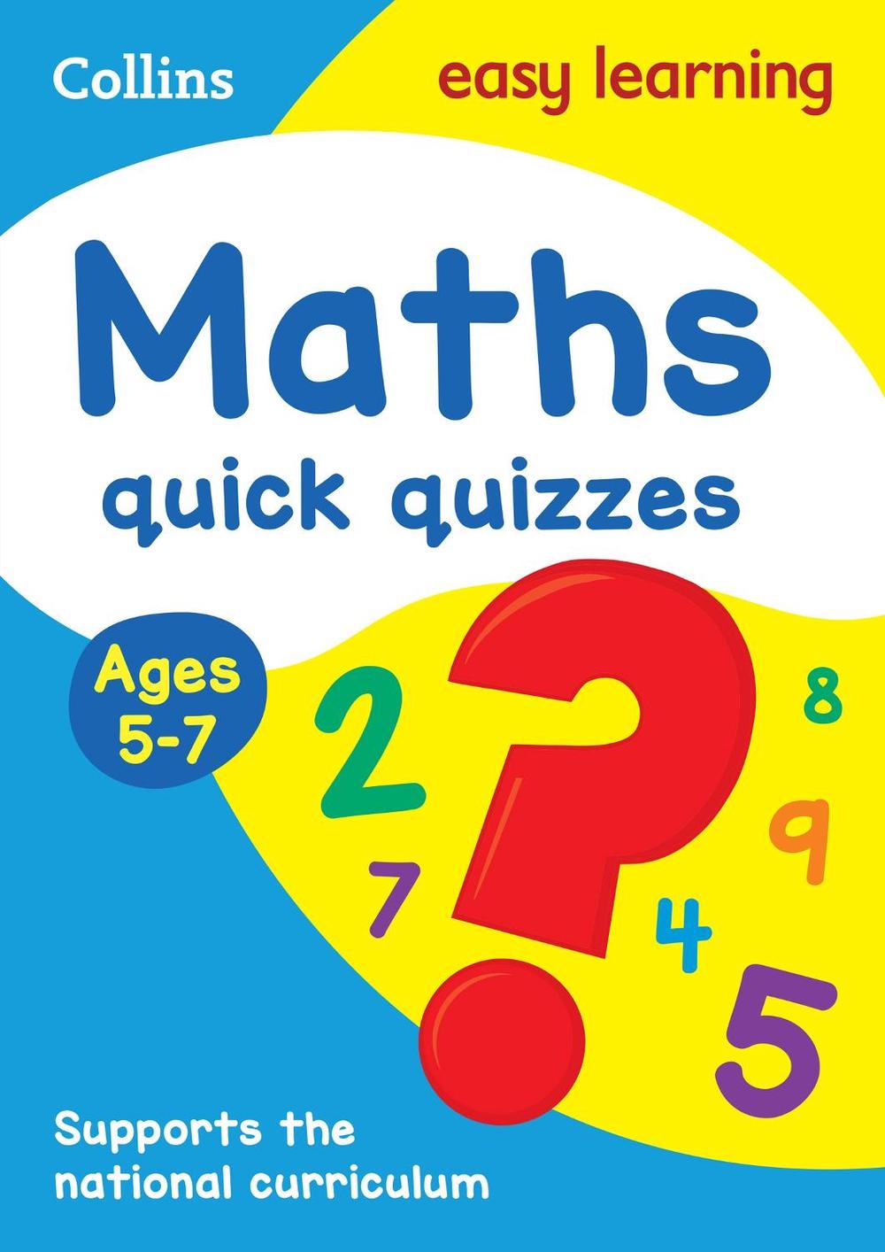 Maths Quick Quizzes Ages 5-7 by Collins Easy Learning, Paperback ...