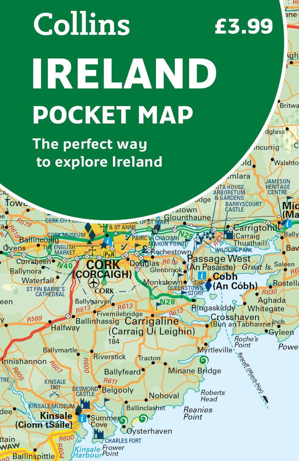 Ireland Pocket Map by Collins Maps, Folded, 9780008412821 | Buy online ...