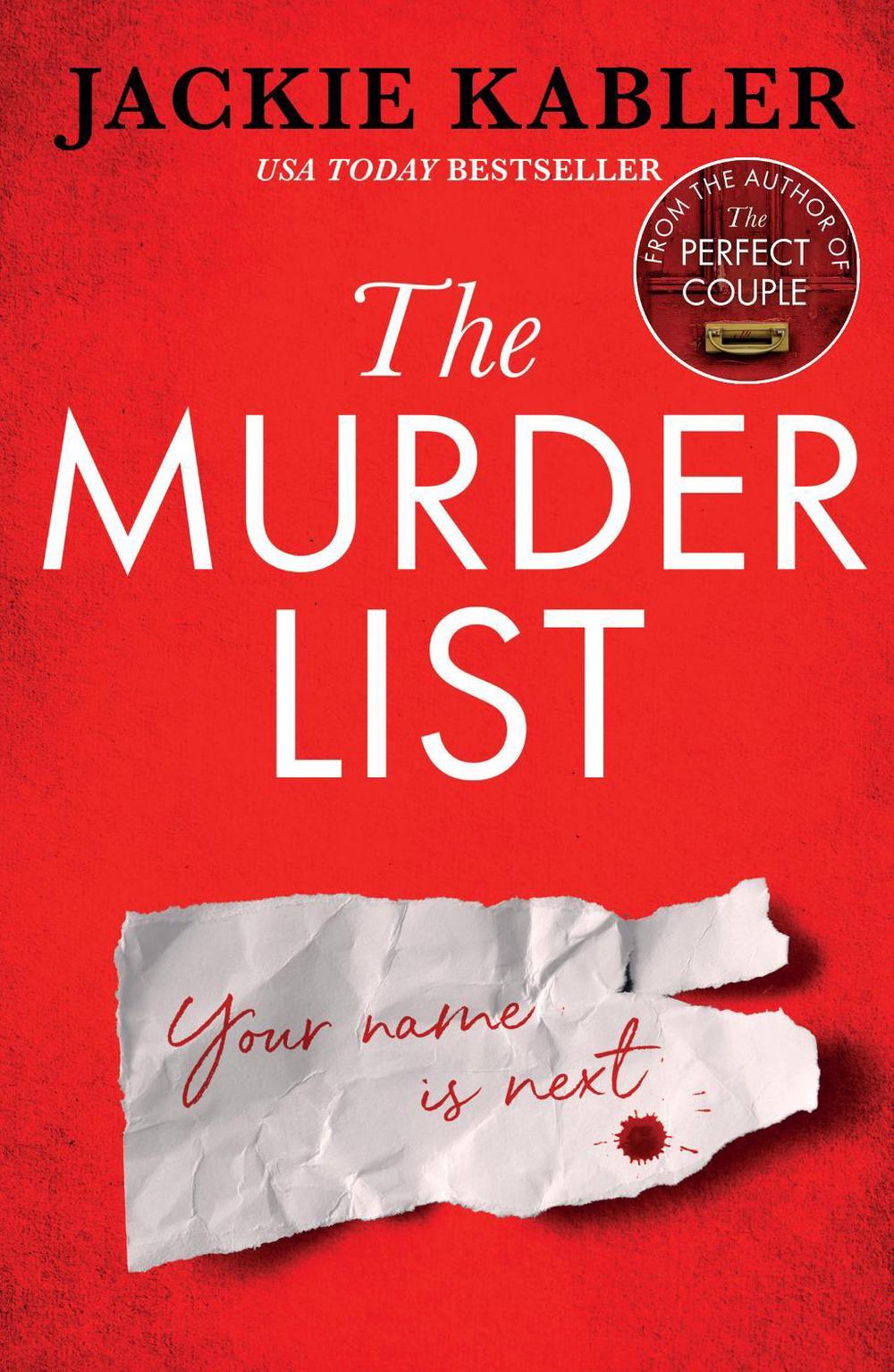 The Murder List by Jackie Kabler, Paperback, 9780008434007 | Buy online ...