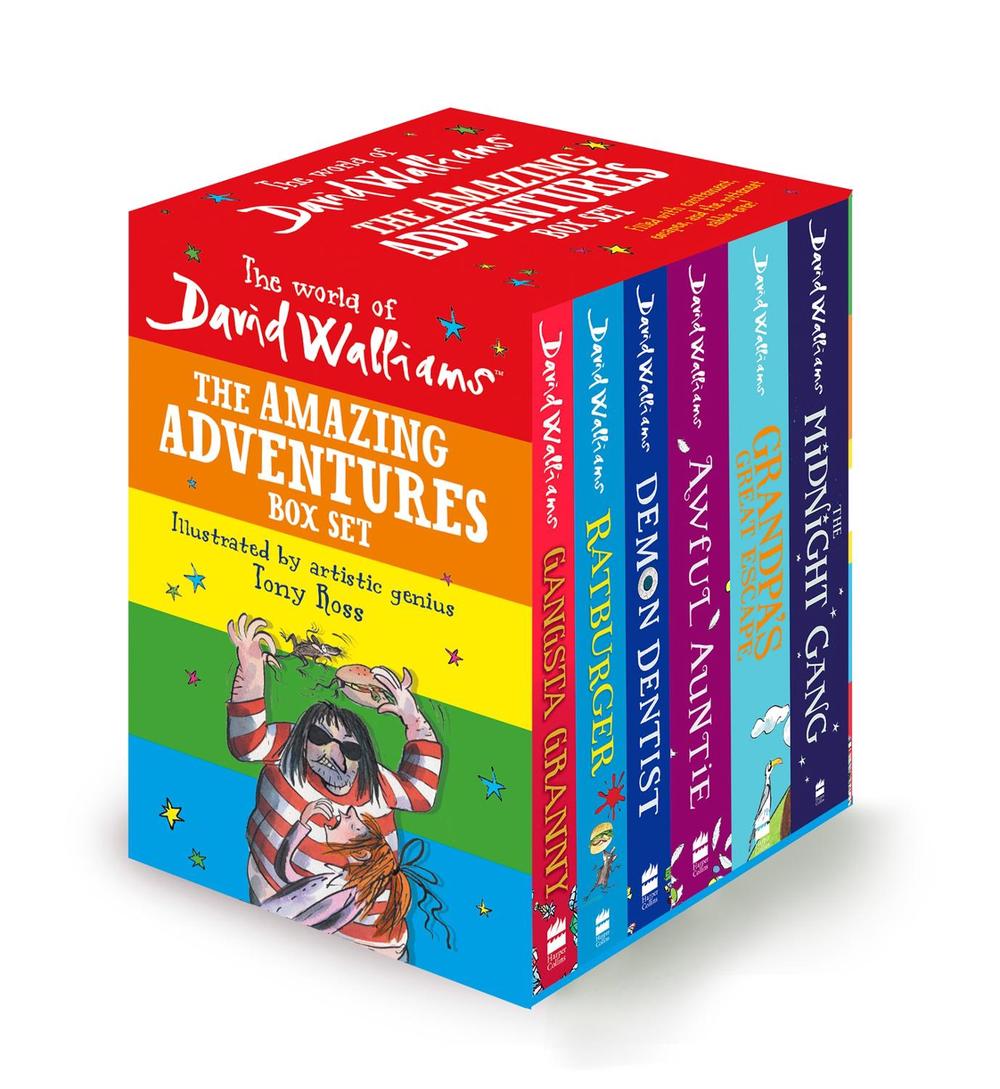 The World of David Walliams: The Amazing Adventures Box Set by David ...
