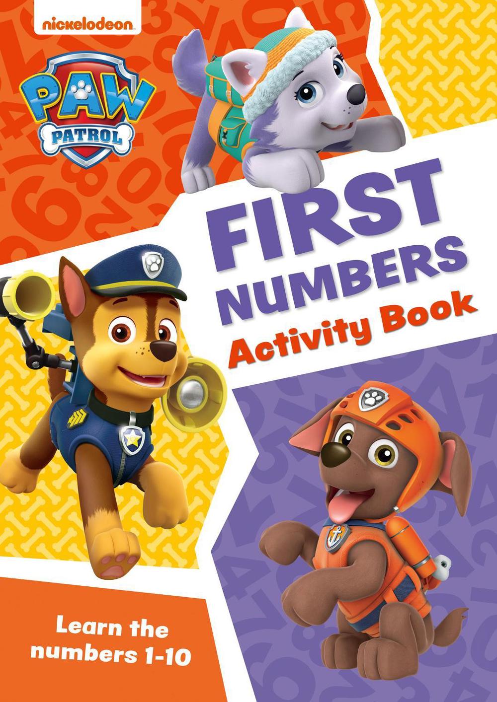 PAW Patrol First Numbers Activity Book by Collins Preschool, Paperback ...