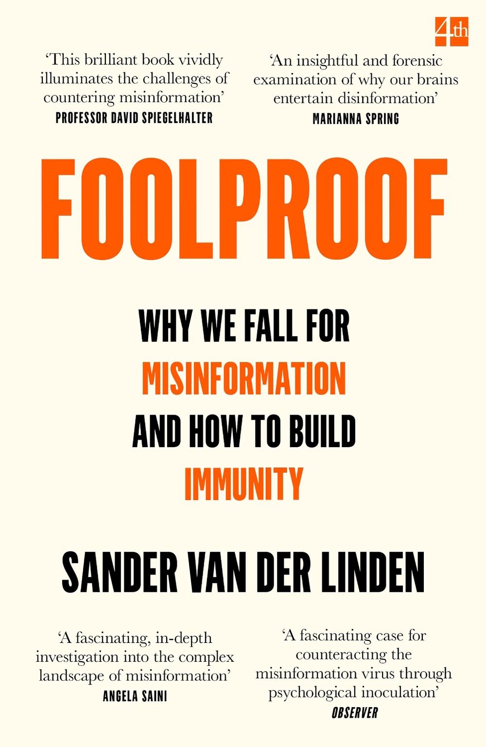 Foolproof by Sander van der Linden, Paperback, 9780008466756 | Buy ...