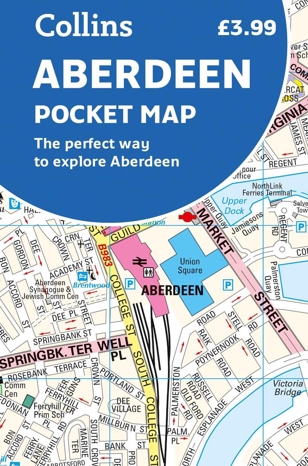 Aberdeen Pocket Map by Collins Maps, Folded, 9780008492601 | Buy online ...