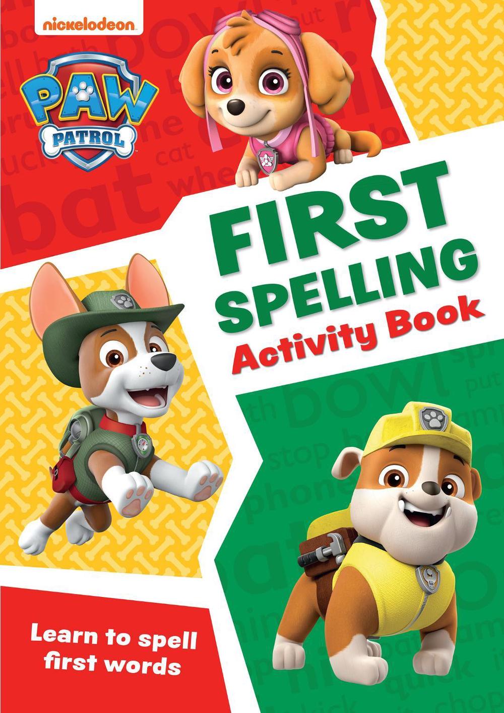 PAW Patrol First Spelling Activity Book by Collins Preschool, Paperback ...