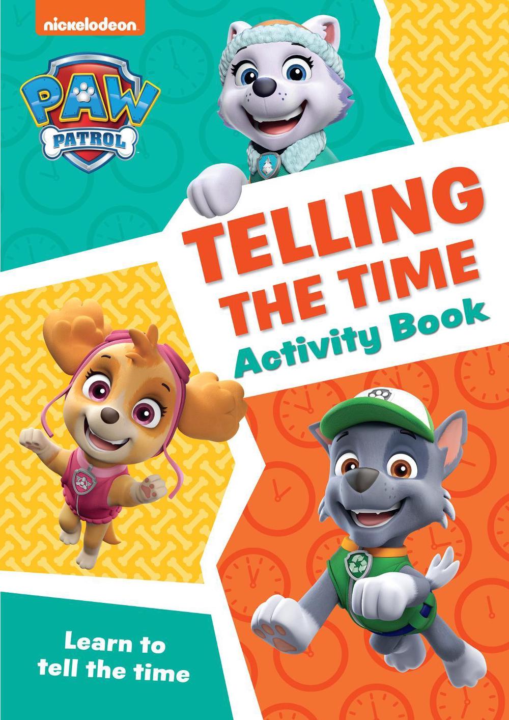 PAW Patrol Telling The Time Activity Book by Collins Preschool ...