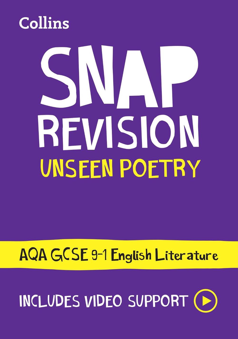 AQA Unseen Poetry Anthology Revision Guide by Collins GCSE, Paperback ...