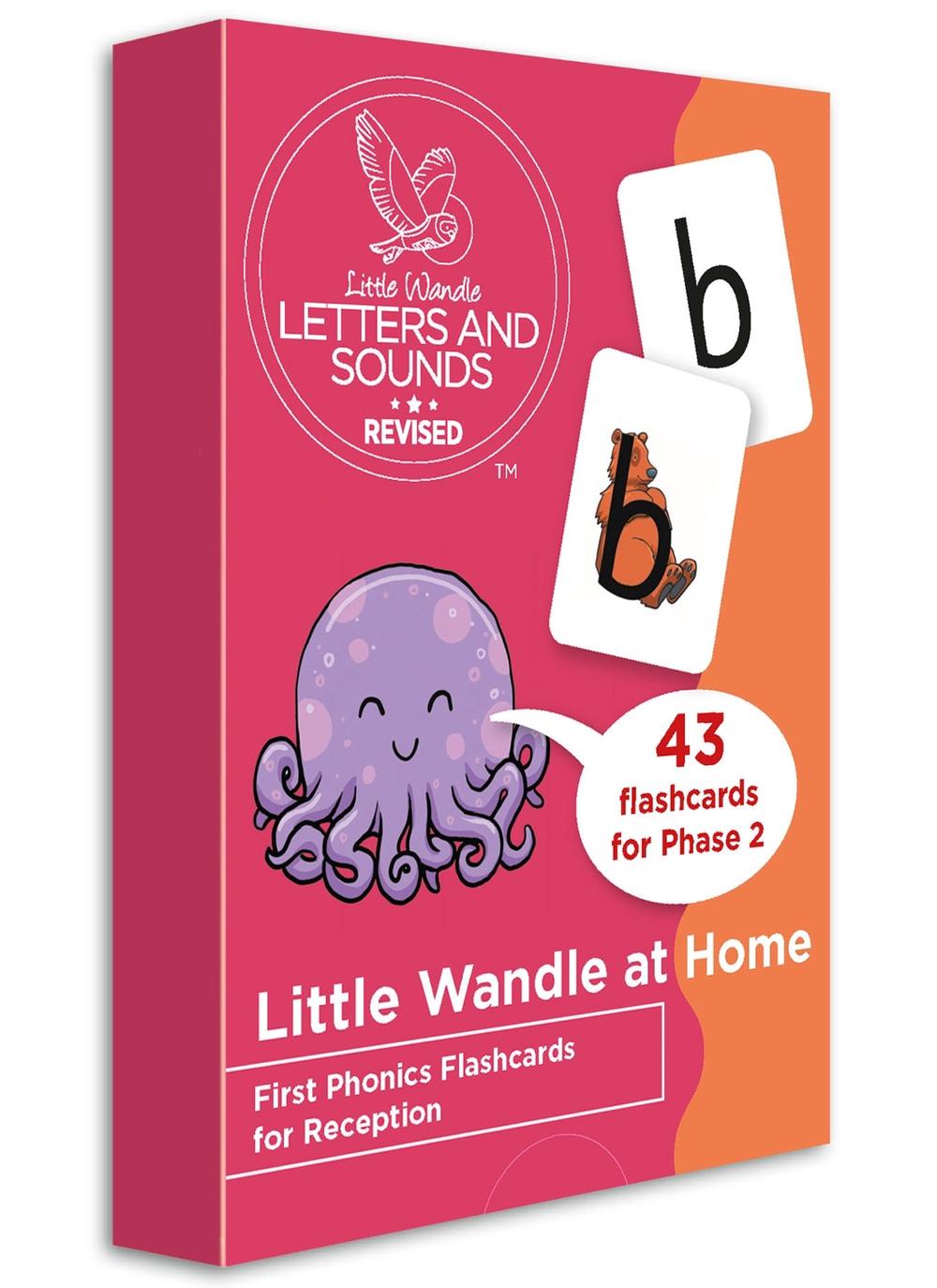 Little Wandle at Home First Phonics Flashcards for Reception by Wandle ...