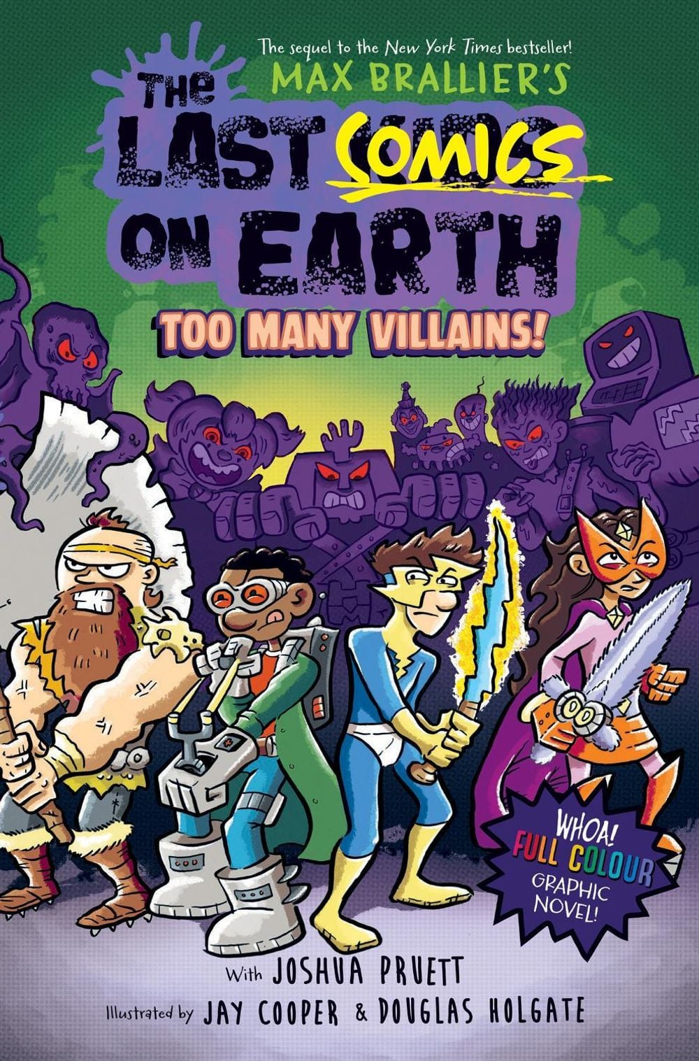 The Last Comics on Earth: Too Many Villains! by Max Brallier, Paperback ...