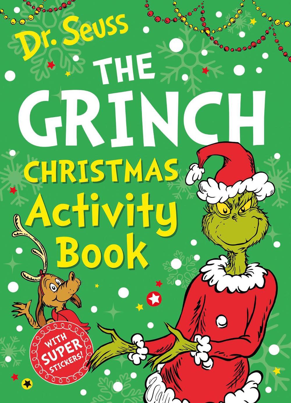The Grinch Christmas Activity Book by Dr. Seuss, Paperback ...