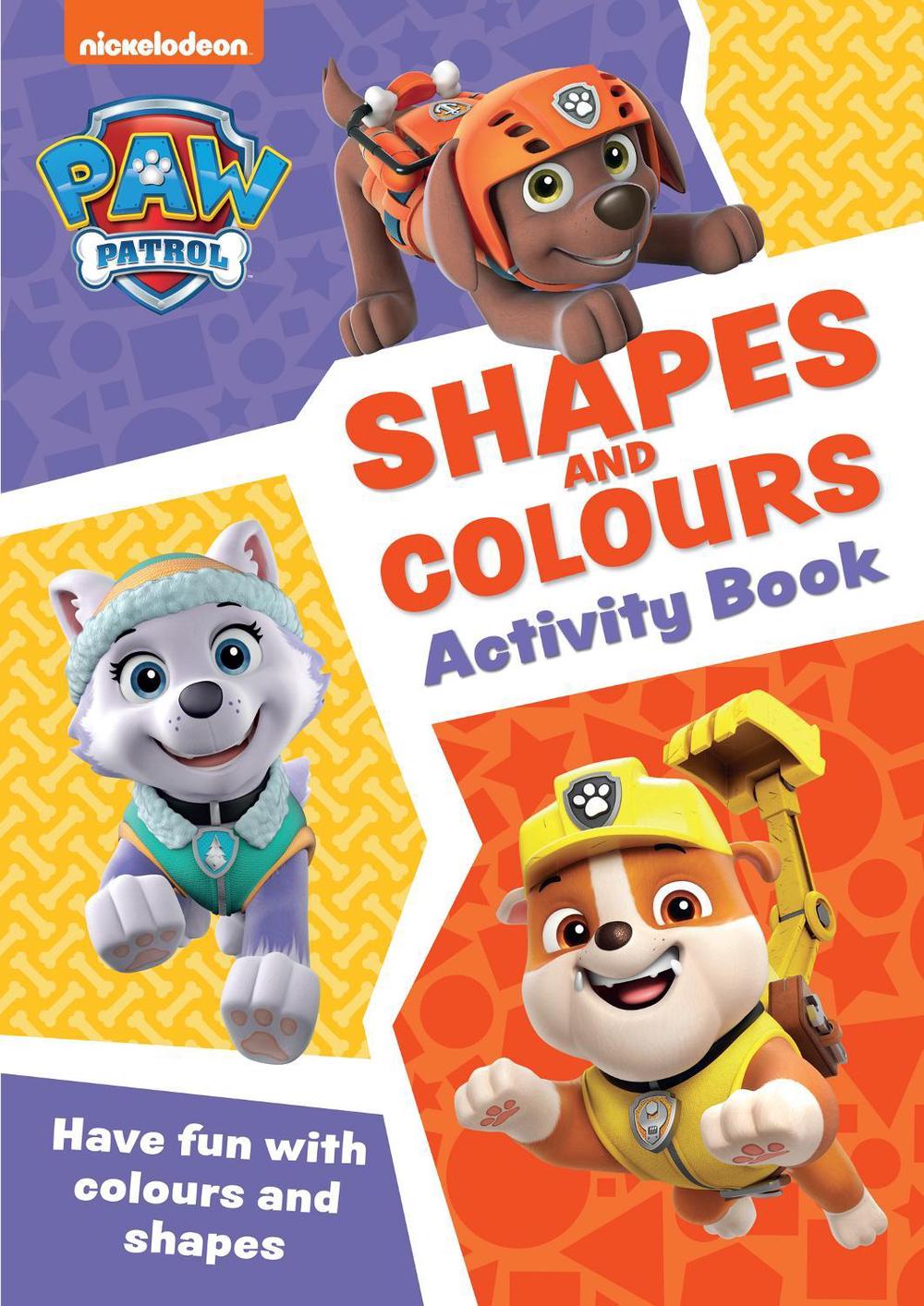 PAW Patrol Shapes and Colours Activity Book by Collins Preschool ...