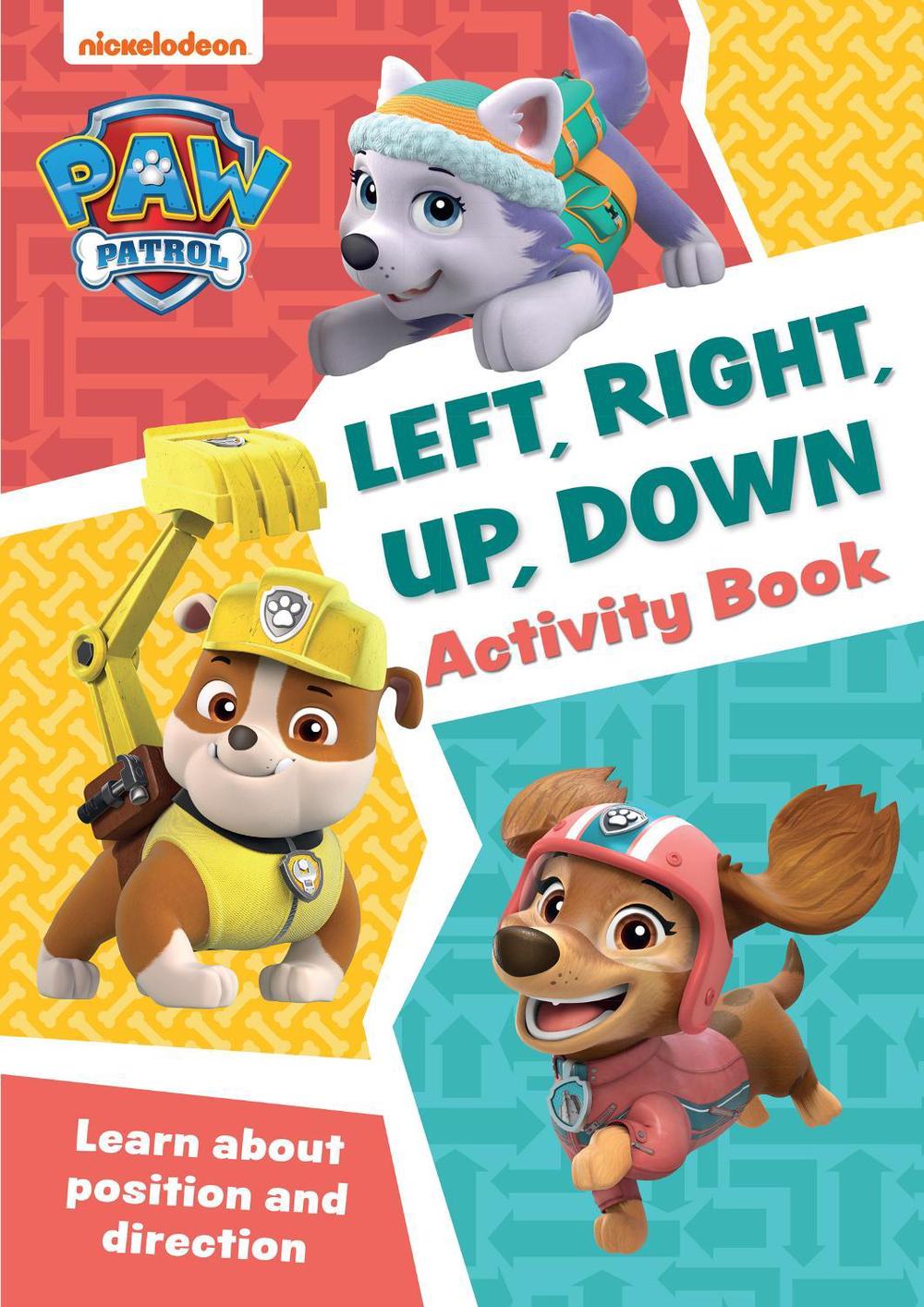 PAW Patrol Left, Right, Up, Down Activity Book by Collins Preschool ...