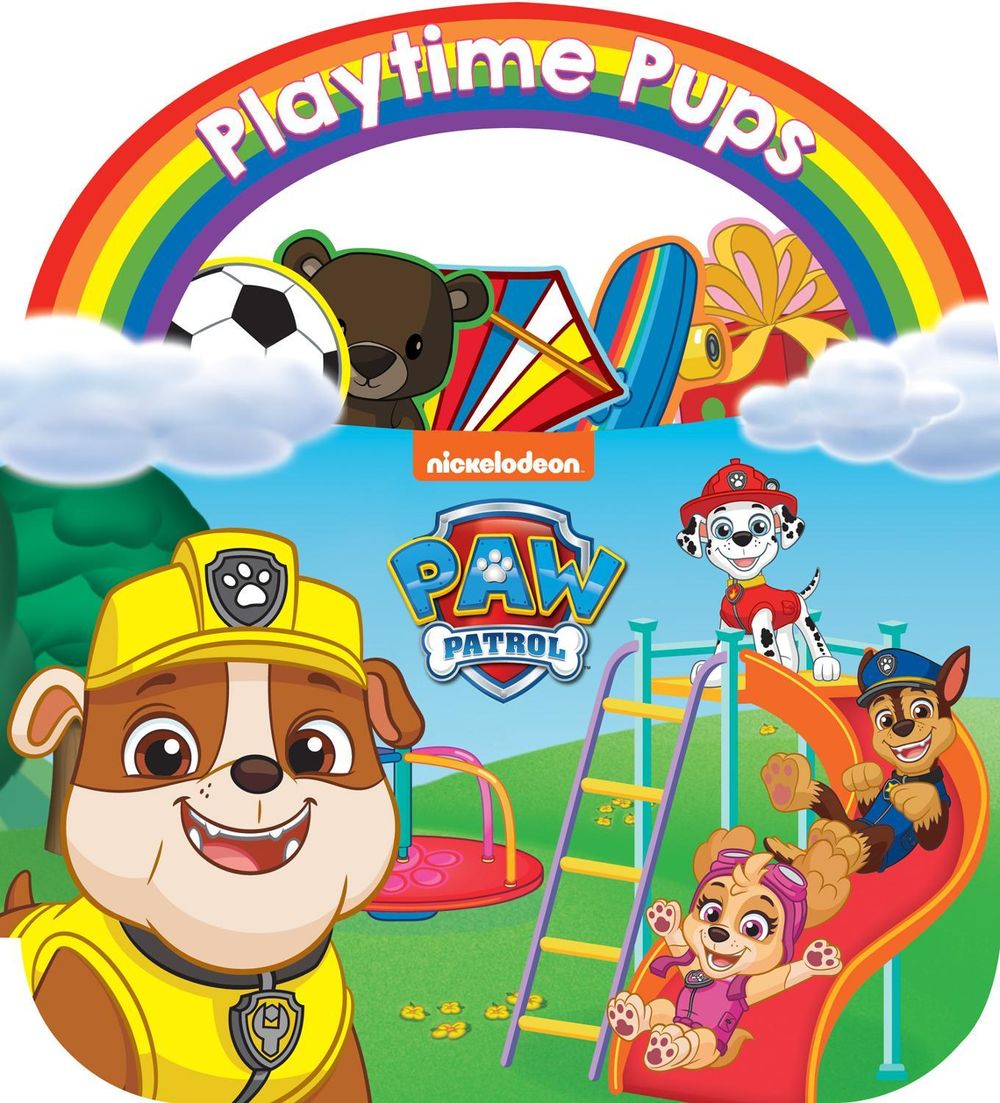 PAW Patrol Playtime Pups: A Carry-Along Board Book by Paw Patrol, Board ...