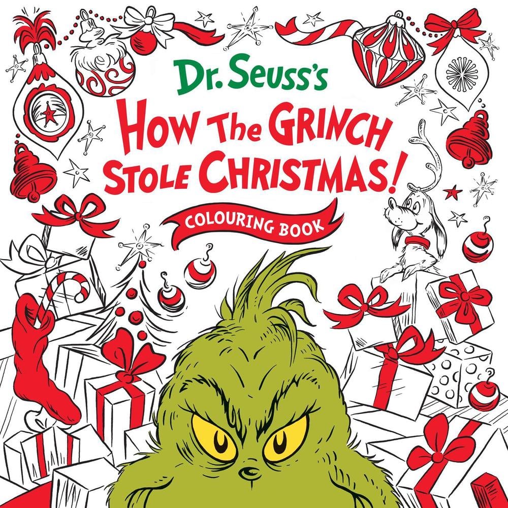 How the Grinch Stole Christmas! Colouring Book by Dr. Seuss, Paperback ...