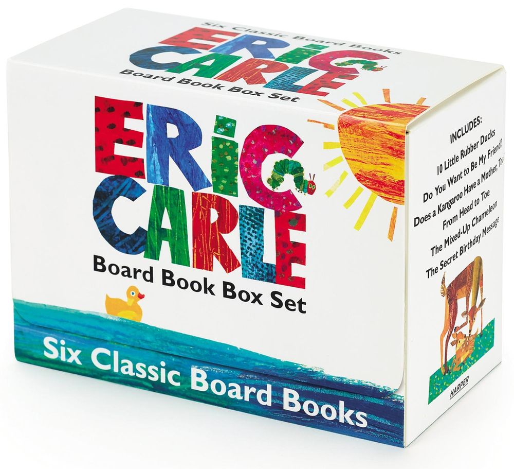 Eric Carle Six Classic Board Books Box Set by Eric Carle, Paperback ...