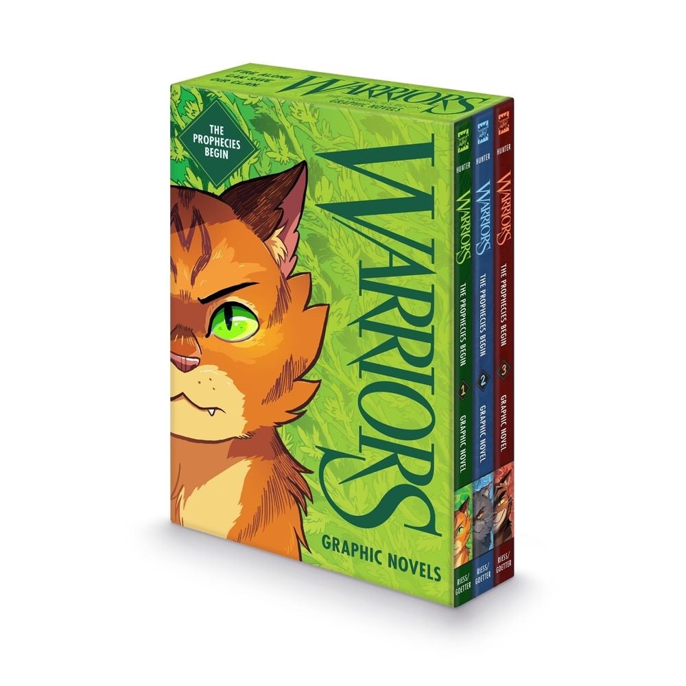 The Warriors Graphic Novel Box Set: The Prophecies Begin by Erin Hunter ...