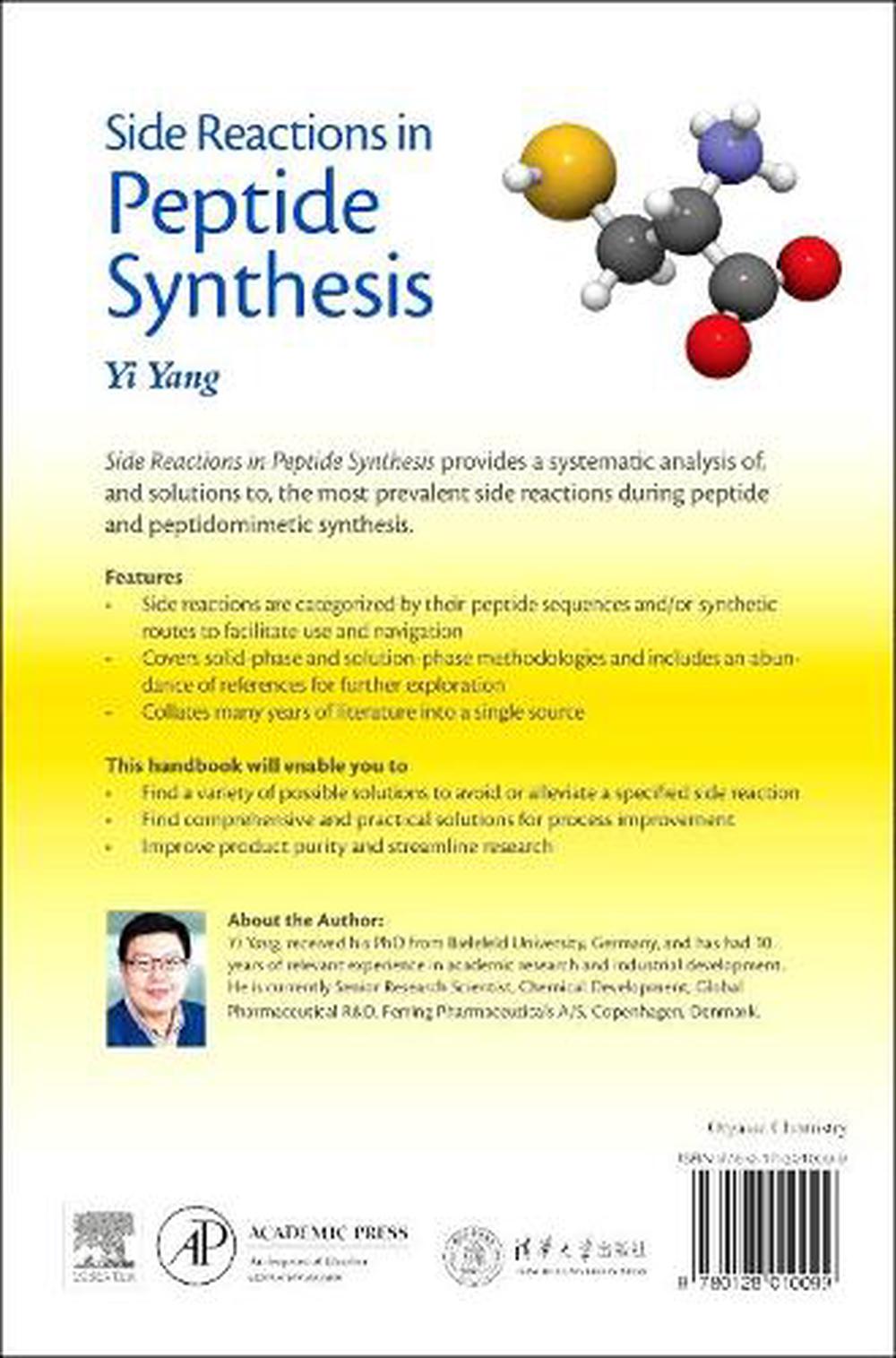 Side Reactions In Peptide Synthesis By Yi Yang Hardcover