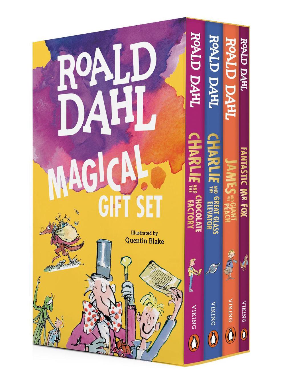 Roald Dahl Magical Gift Boxed Set (4 Books) by Roald Dahl, Paperback ...