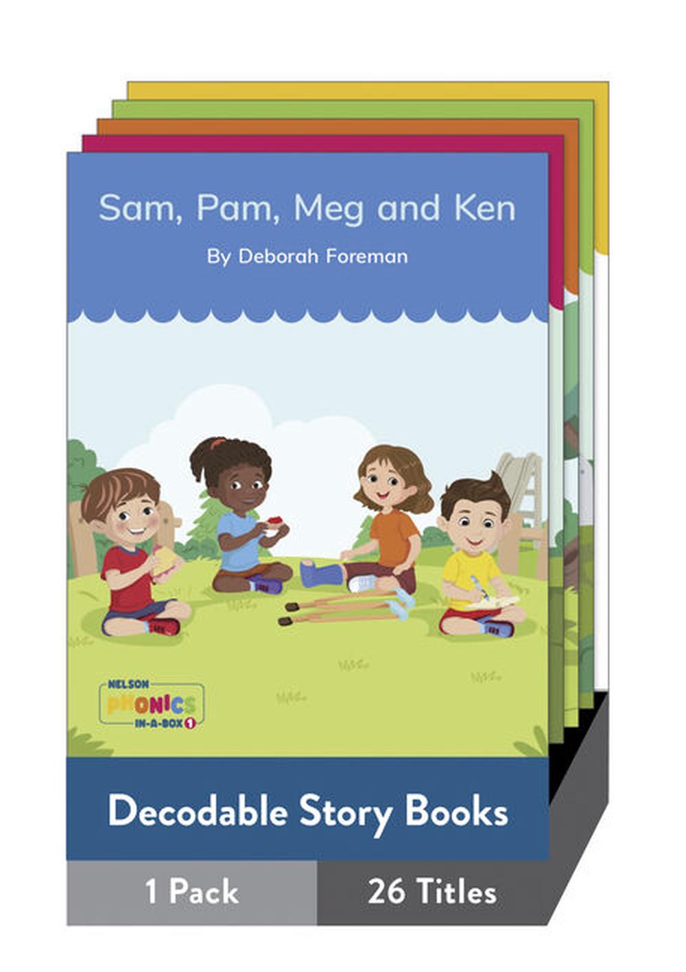 Nelson Phonics-in-a-Box 1: Decodable Story Books x 26 by Various ...