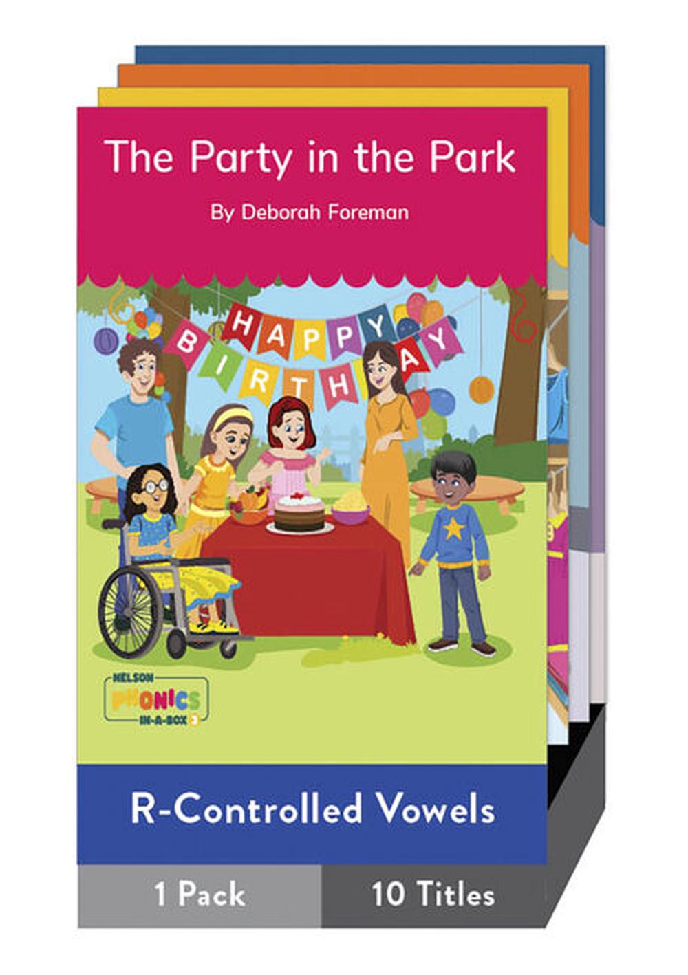 Nelson Phonics In a Box 3: R-Controlled Vowel Sounds Story Books X 10 ...