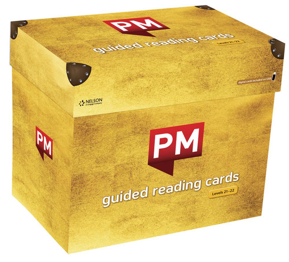 PM Gold Guided Reading Cards Level 21-22 X 20 with USB by Various ...