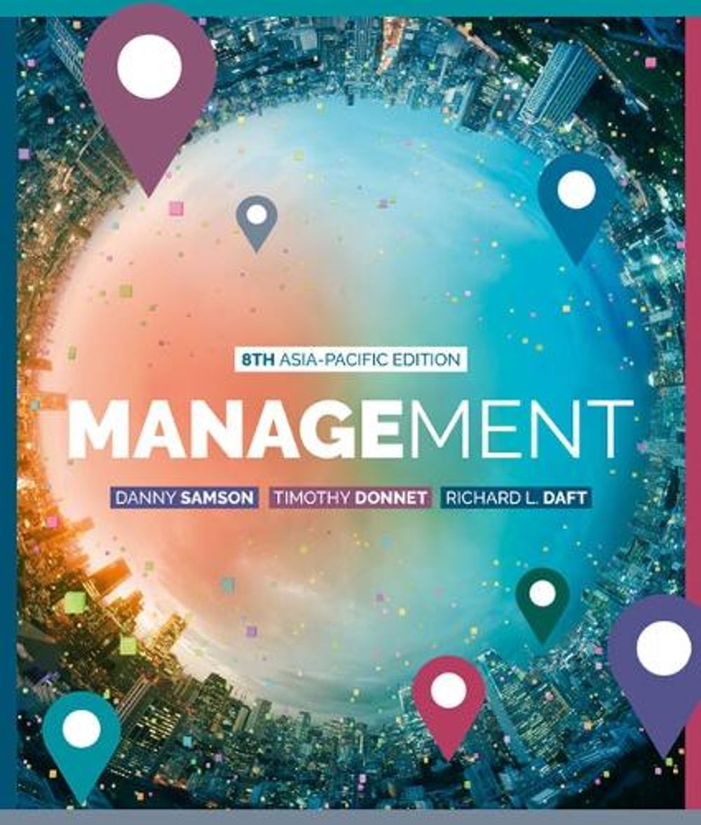 Management, 8th Edition by Danny Samson, Paperback, 9780170464383 | Buy ...
