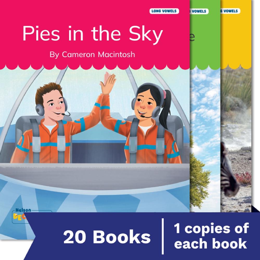 Nelson Decodable Readers Long Vowels Alternative Spellings Set Pack x20 ...