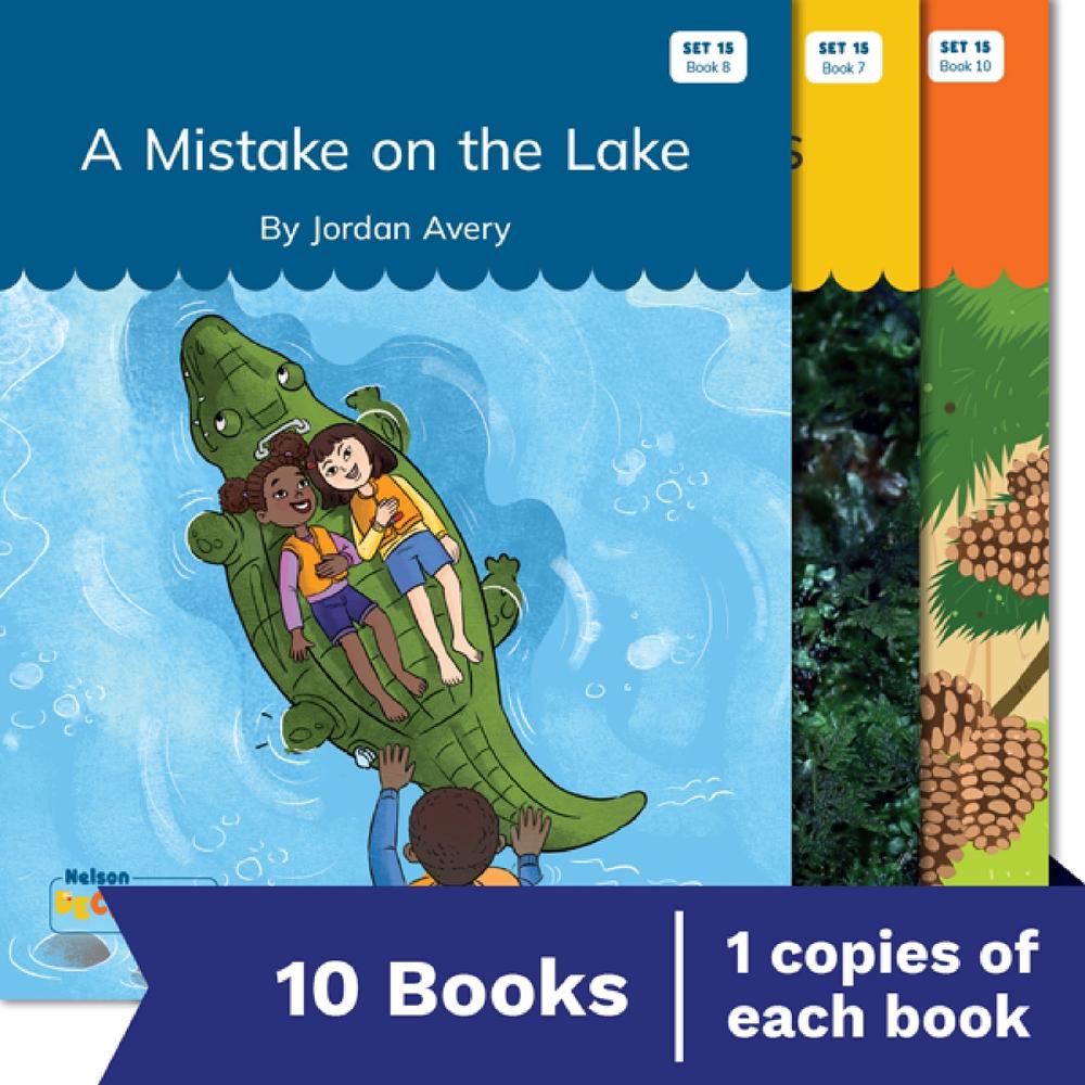 Nelson Decodable Readers Set 15 Syllables set pack x 10 by Jordan Avery ...