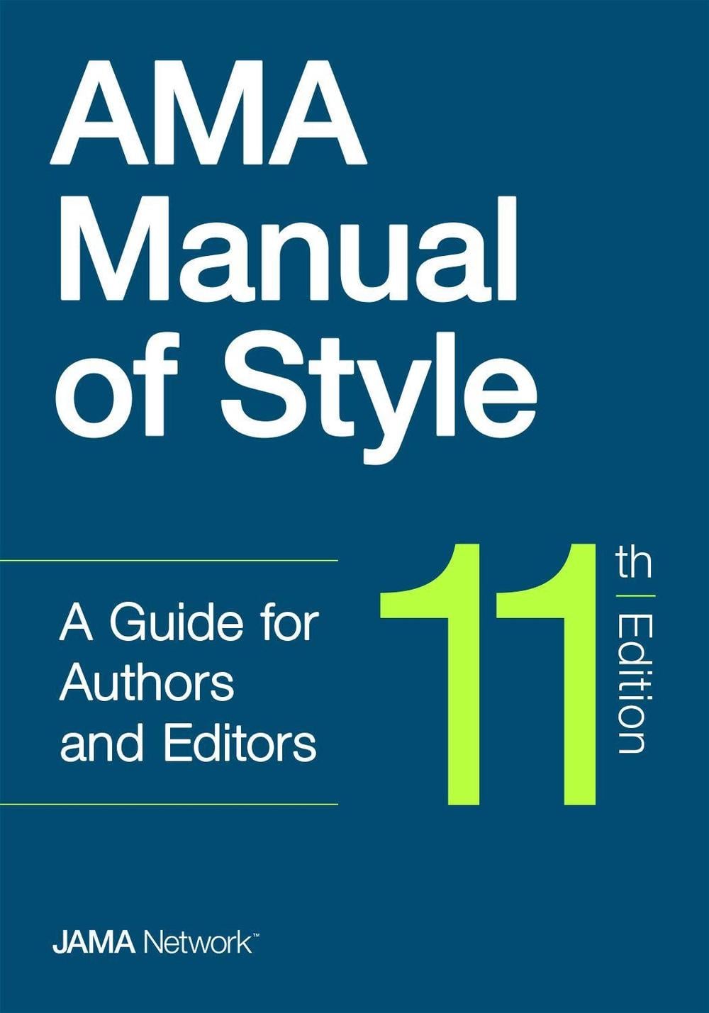 AMA Manual Of Style By Network Editors The JAMA Hardcover