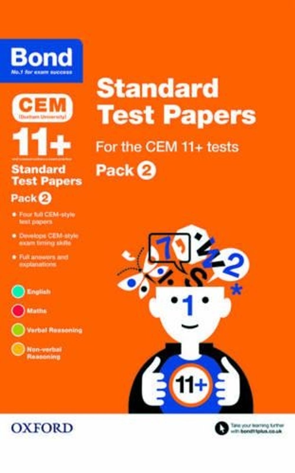 CEM: Bond 11+ Standard Test Papers: Ready for the 2025 Cambridge Select ...