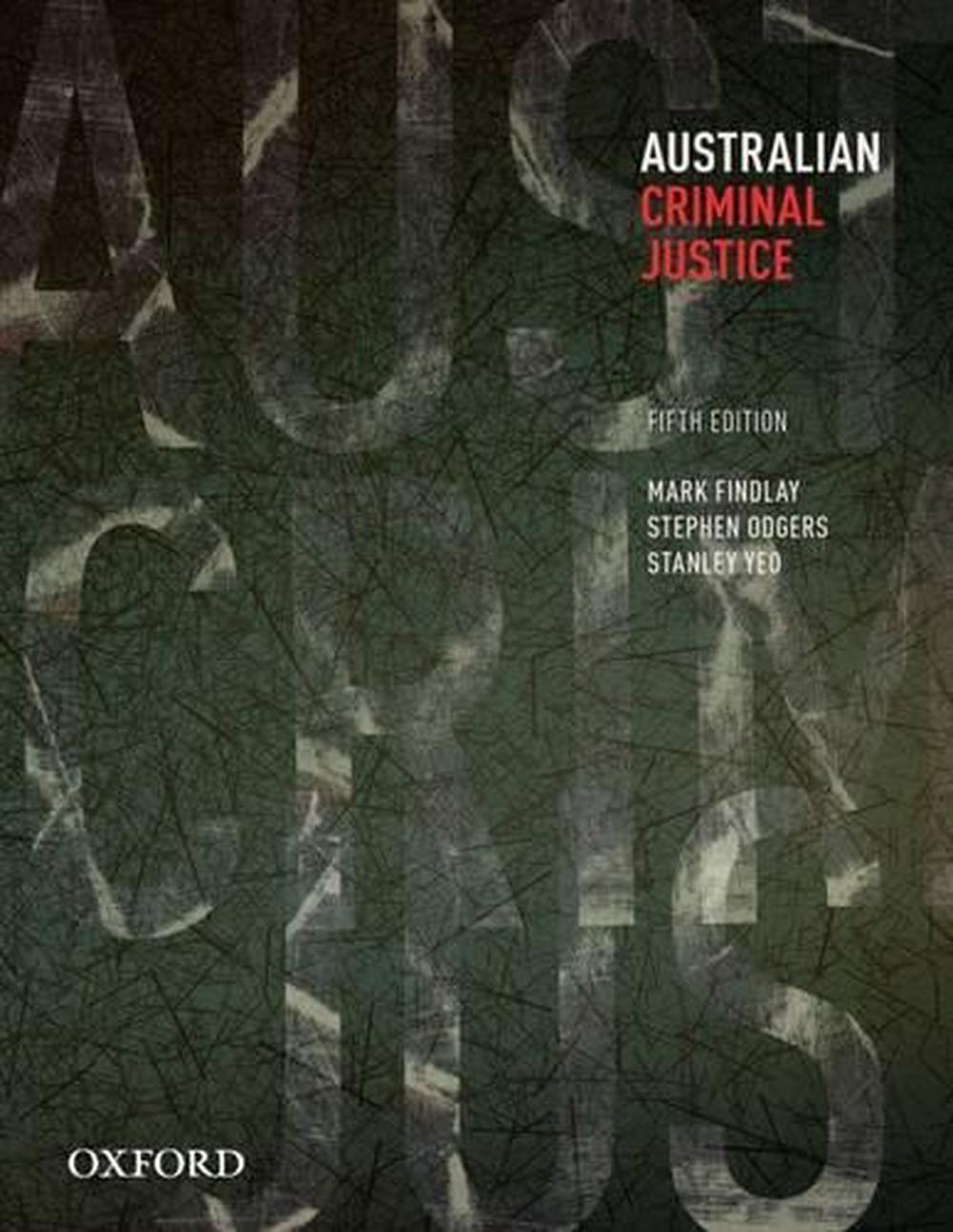 Australian Criminal Justice, 5th Edition by Mark Findlay, Paperback ...