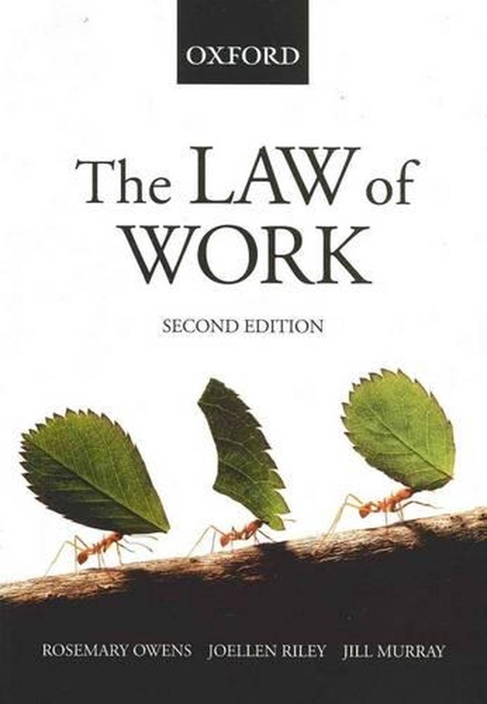 The Law of Work, 2nd Edition by Rosemary Owens, Paperback ...