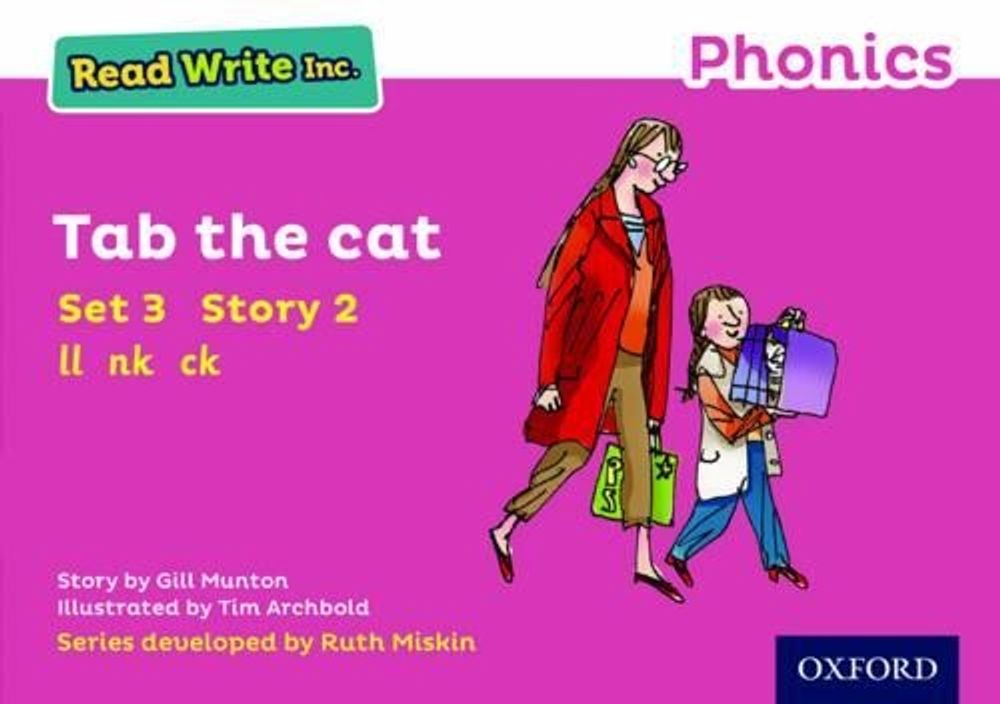 Read Write Inc. Phonics: Tab the Cat (Pink Set 3 Storybook 2) by Gill ...