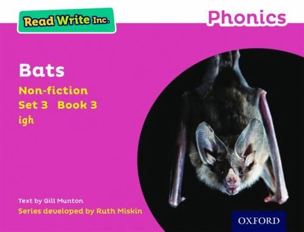 Read Write Inc. Phonics: Bats (Pink Set 3 Non-fiction 3) by Gill Munton ...