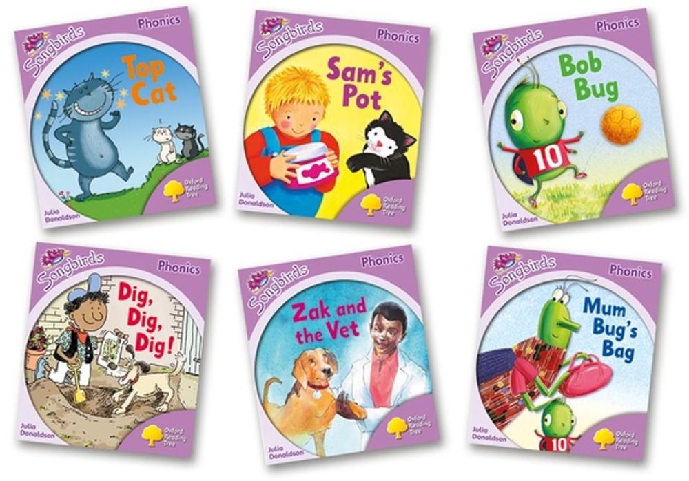 Oxford Reading Tree Songbirds Phonics: Level 1+: Mixed Pack of 6 by ...