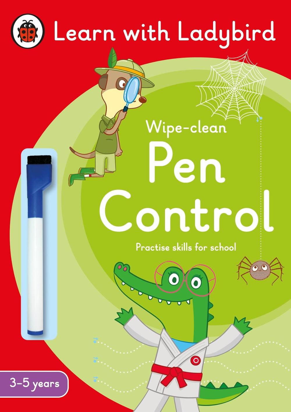 Pen Control: A Learn with Ladybird Wipe-Clean Activity Book 3-5 years ...