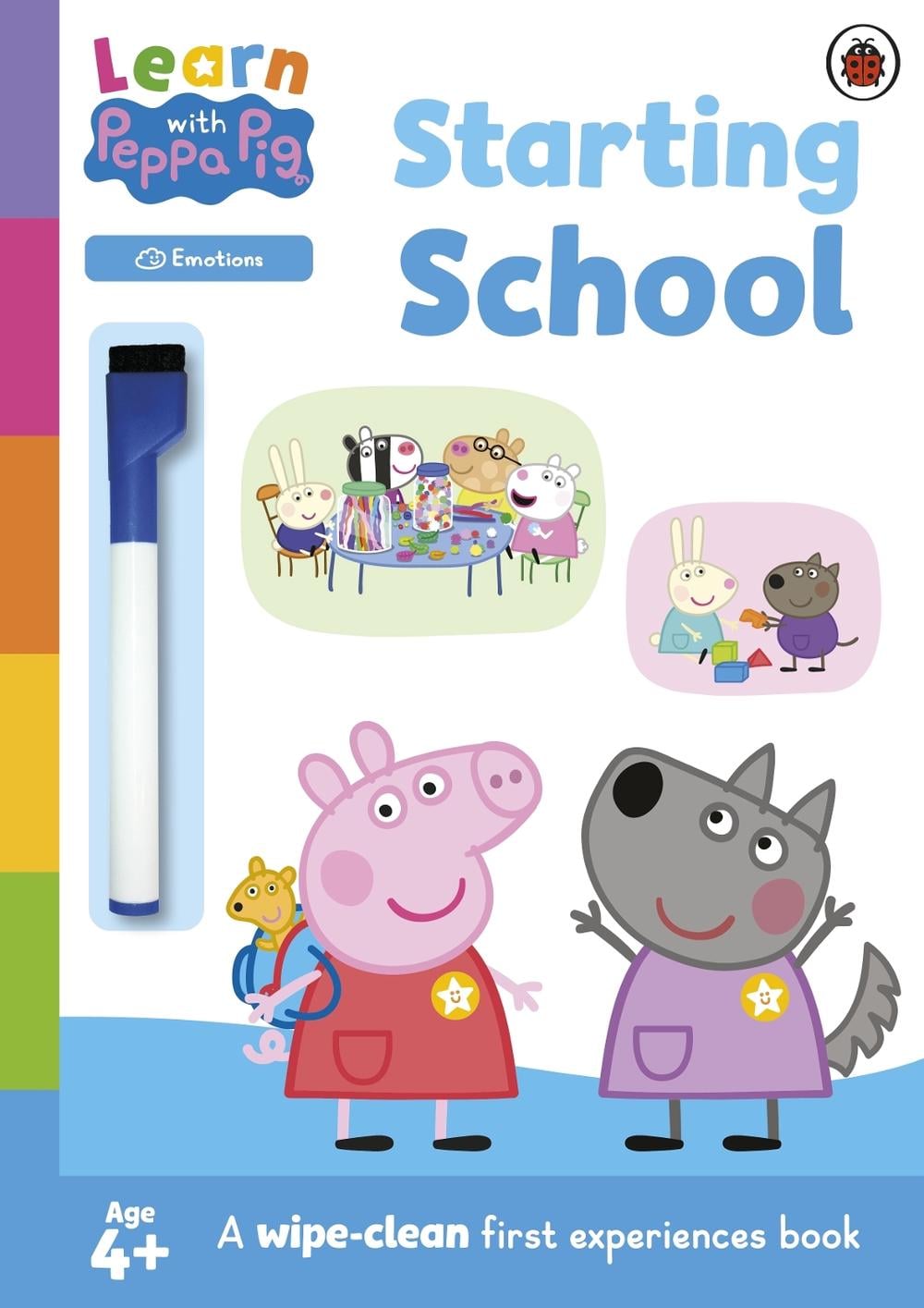 Learn with Peppa: Starting School wipe-clean activity book by Peppa Pig ...