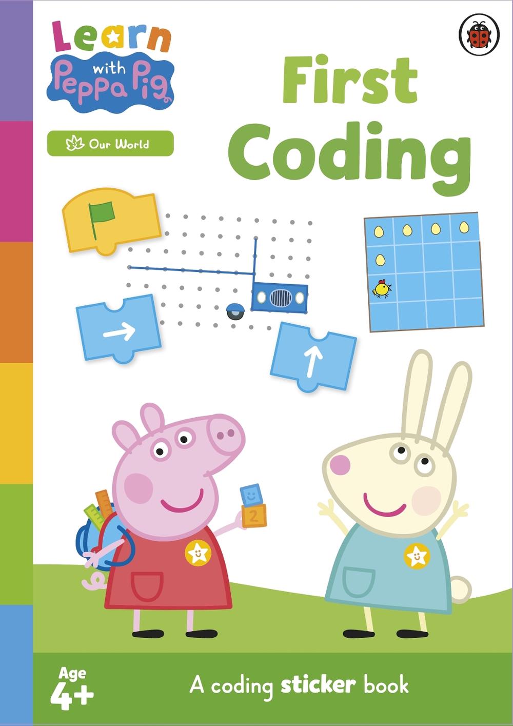 Learn with Peppa: First Coding sticker activity book by Peppa Pig, Paperback, 9780241645697 ...