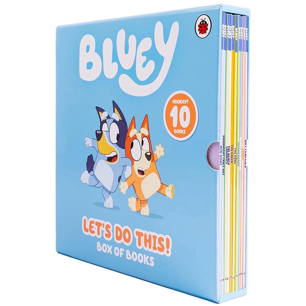 Bluey Let's Do This Box of Books by Bluey, Paperback, 9780241659649 ...