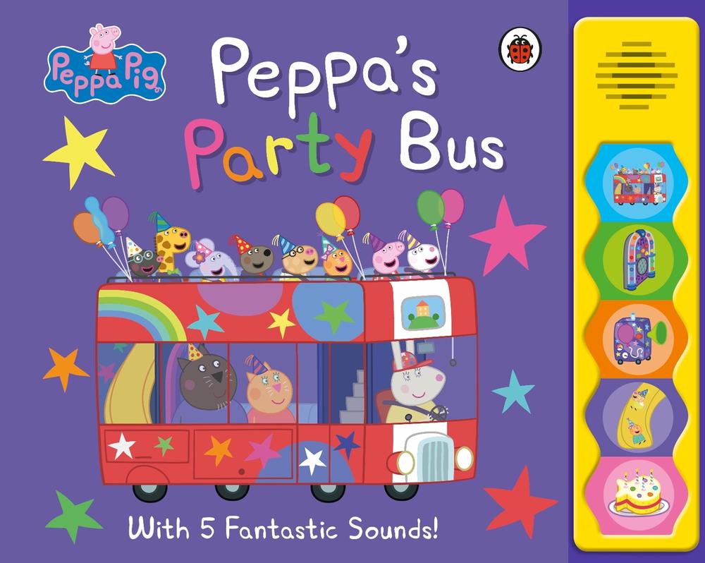 Peppa Pig: Peppa's Party Bus! by Peppa Pig, Board Book, 9780241666005 ...