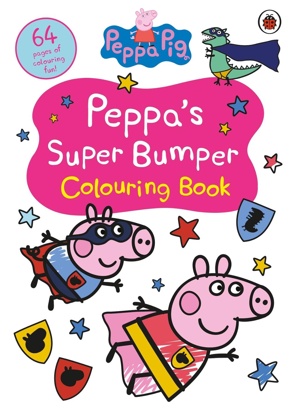 Peppa Pig: Peppa’s Super Bumper Colouring Book by Peppa Pig, Paperback ...