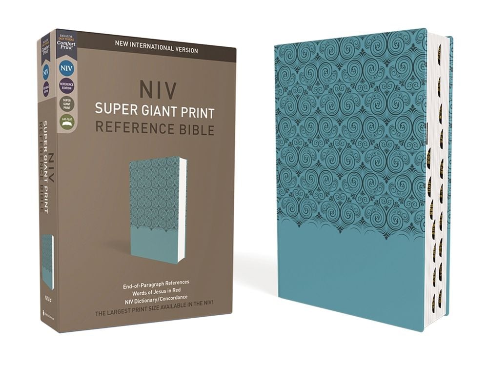 NIV, Super Giant Print Reference Bible (Font Size: 16.5-point ...