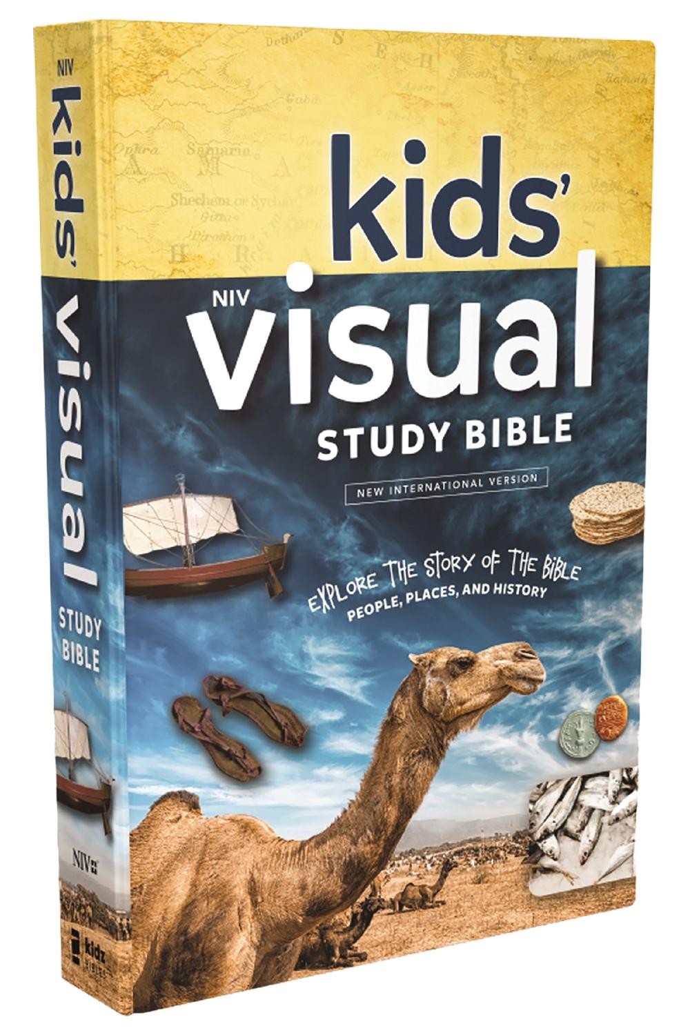NIV, Kids' Visual Study Bible, Hardcover, Blue, Full Color Interior by ...