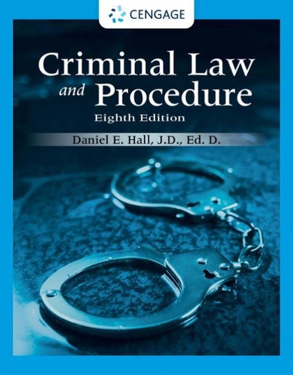 Criminal Law and Procedure, 8th Edition by Daniel E. Hall, Hardcover ...